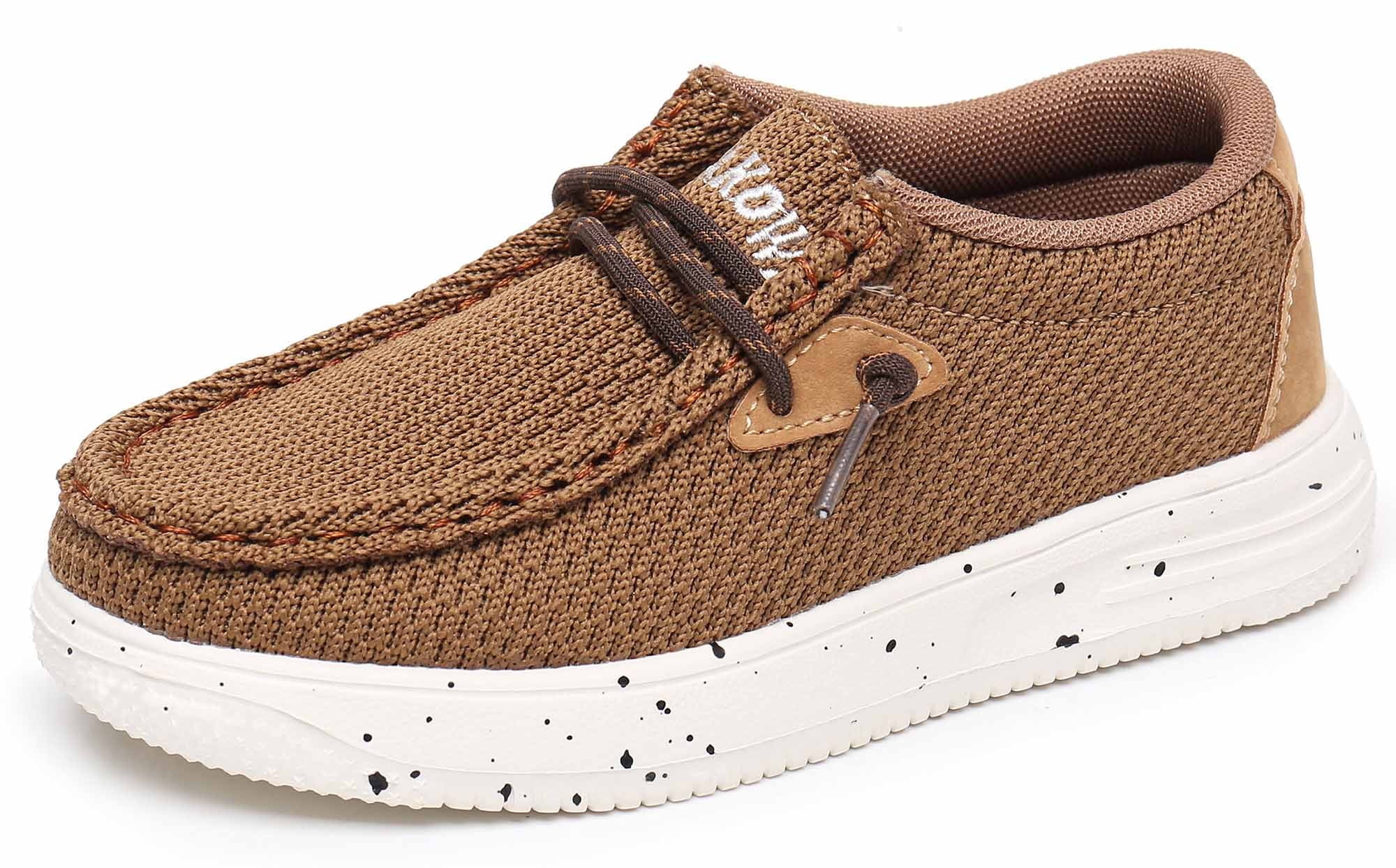Apakowa Lightweight Kids Casual Loafers - Boys & Girls Comfortable Slip ...