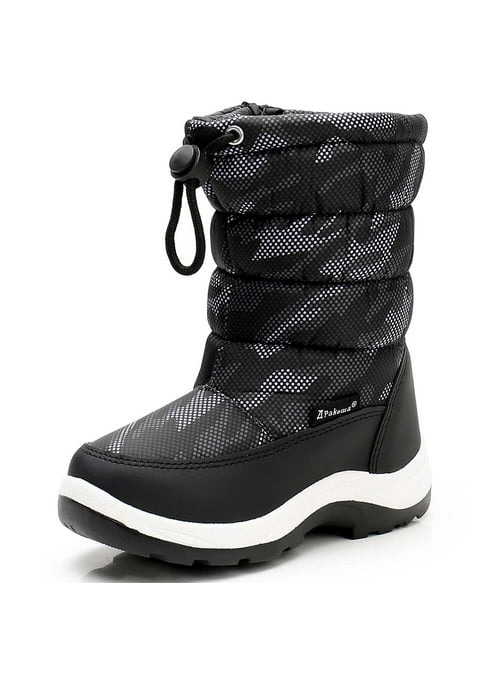 snow boots winter waterproof slip resistant cold weather shoes for boys ...