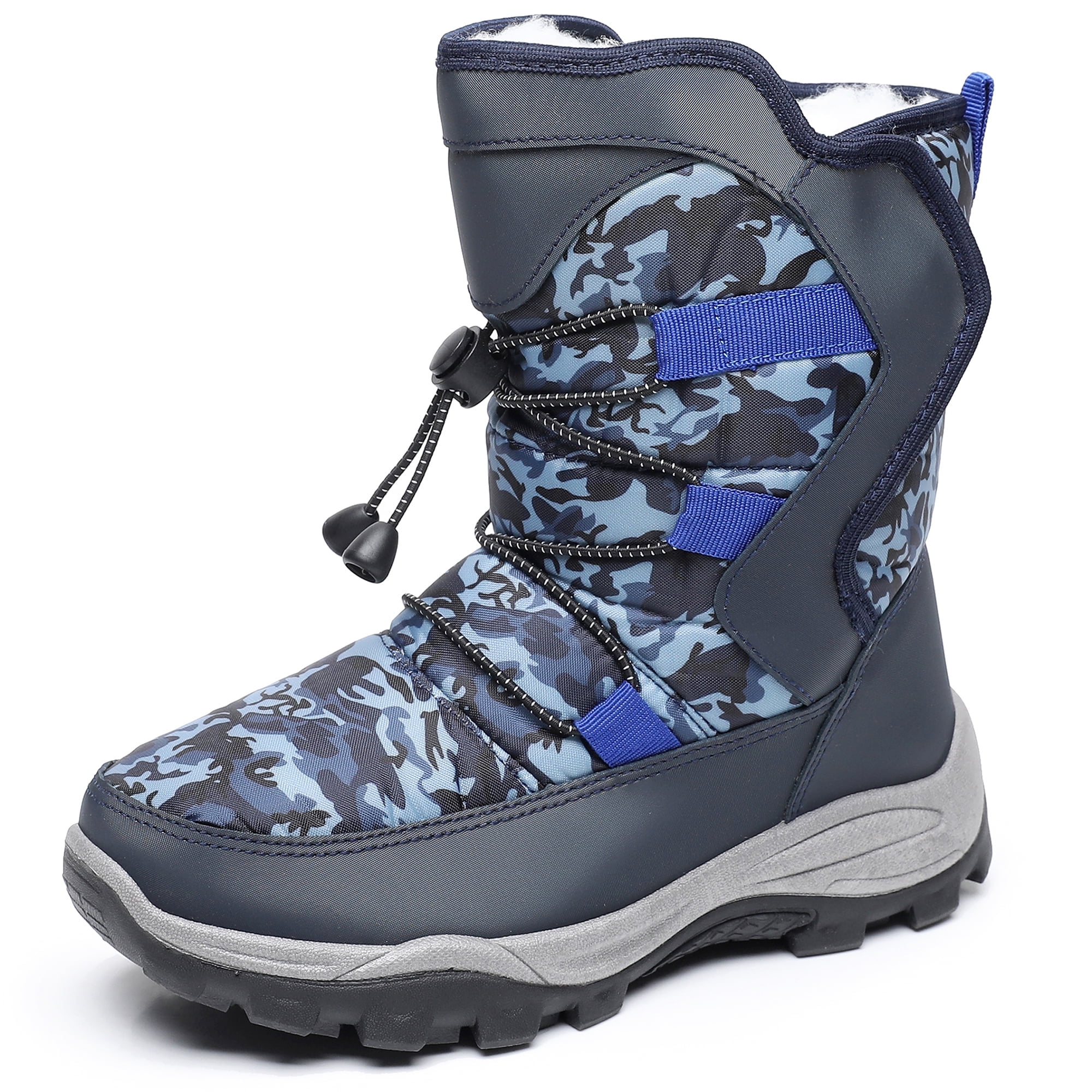 Apakowa New Kids Boys Cold Weather Snow Boots (Toddler/Little Kid ...