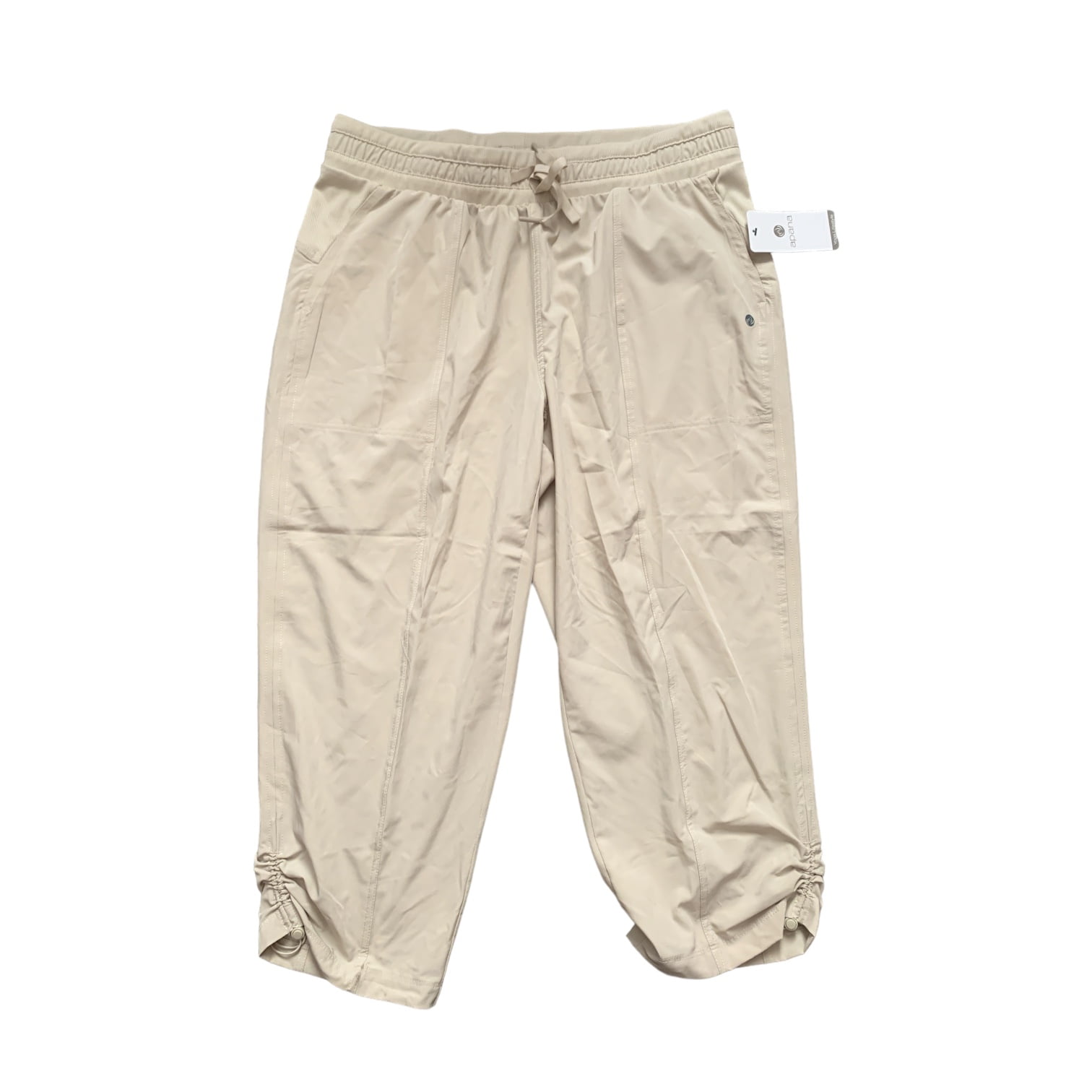 Apana Womens Cargo Joggers Pants Yoga Casual With Pockets (Silver ...