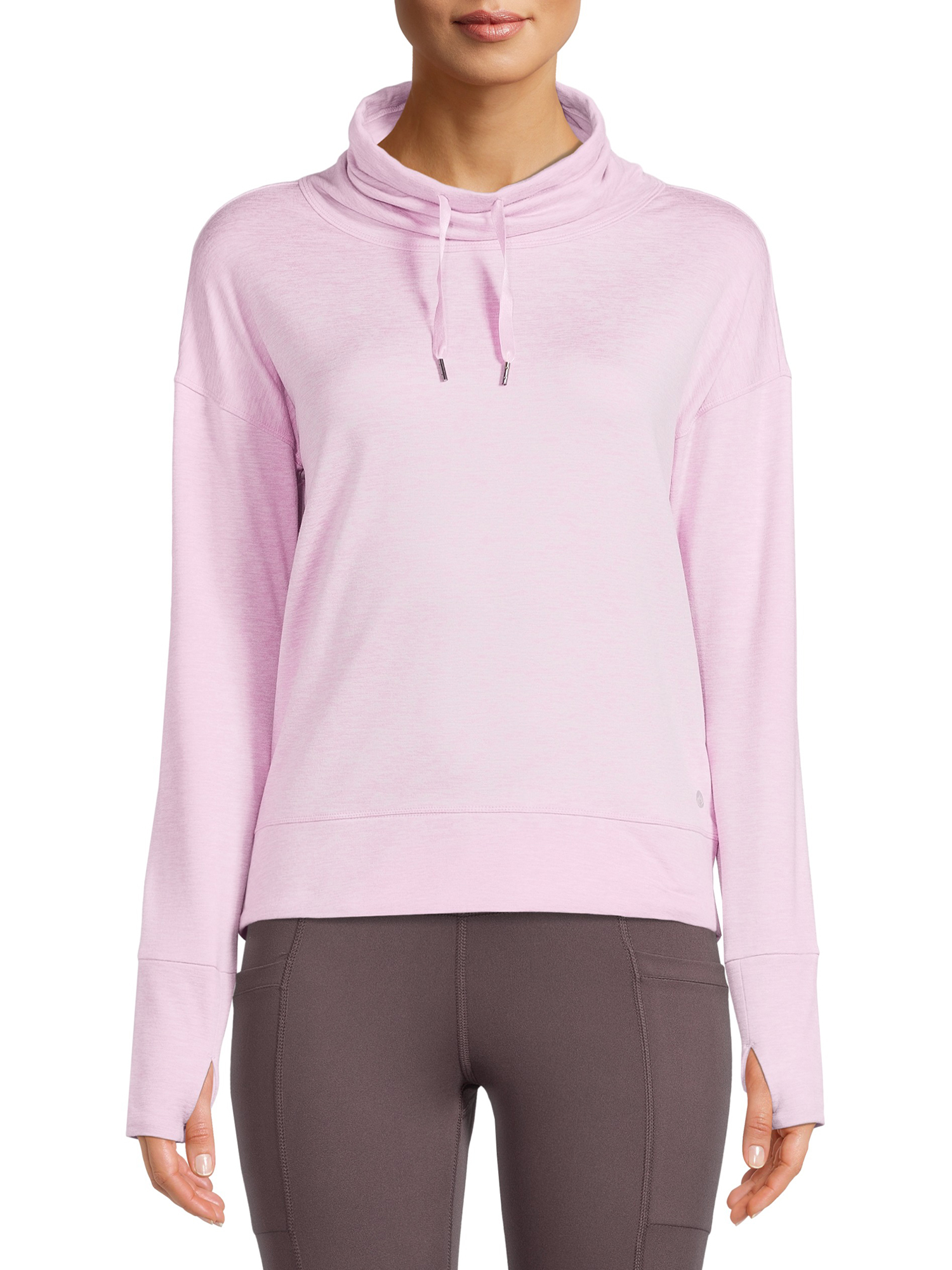 Apana Women's Cozy Day Cowl Neck Top - Walmart.com