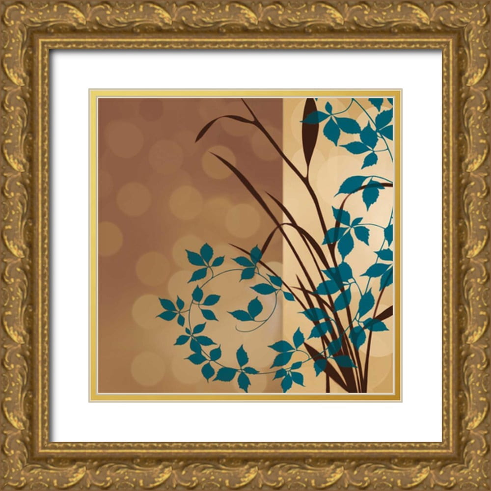 Aparicio, Edward 12x12 Gold Ornate Wood Framed with Double Matting ...