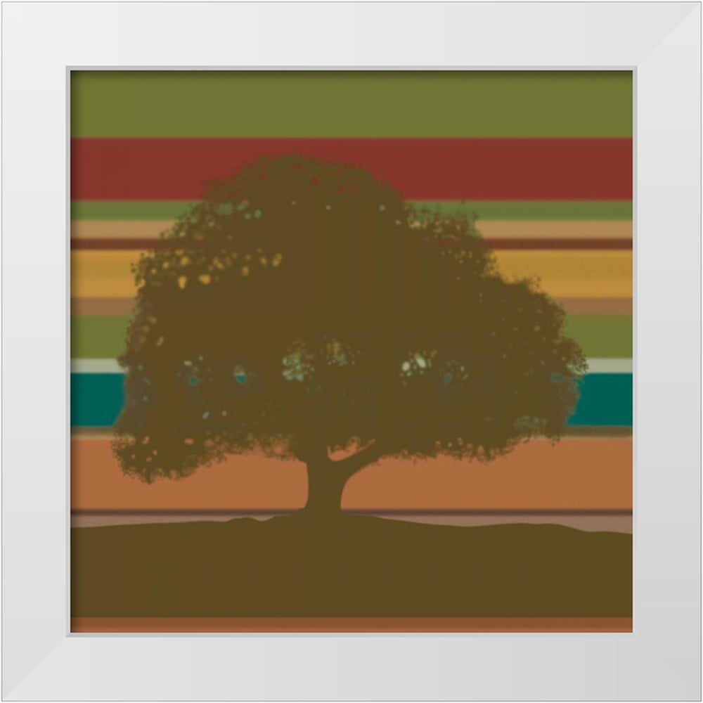 Aparicio, Edward 20x20 White Modern Wood Framed Museum Art Print Titled ...