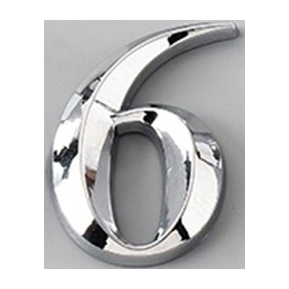 Apartment Hotel Office Door Address 5cm Silver Self Adhesive 3D Door ...