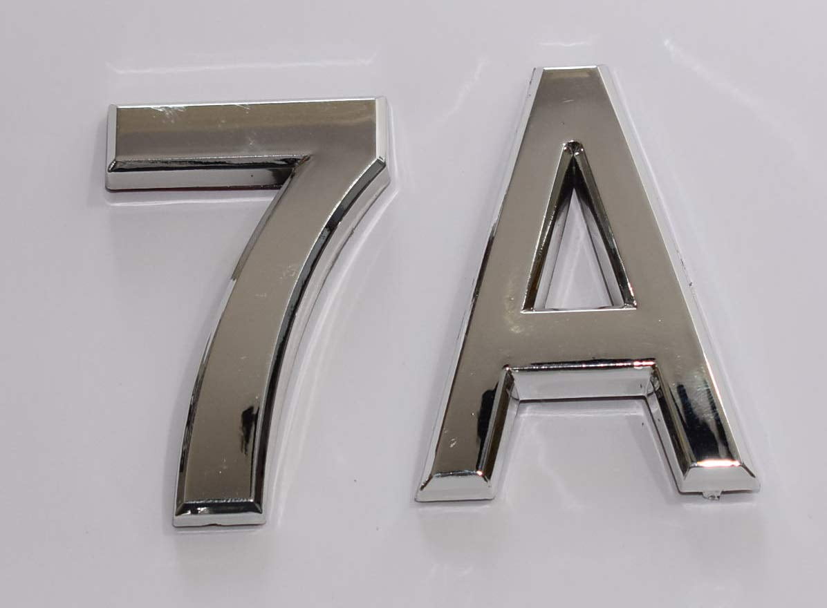 Apartment Number 7A Sign/Mailbox Number Sign, Door Number Sign. Letter ...