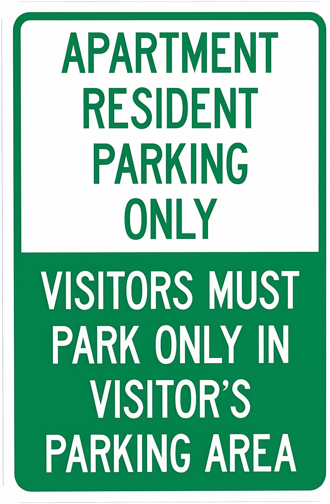 Apartment Resident Parking Only Sign - 8"x12" Security Metal Sign ...