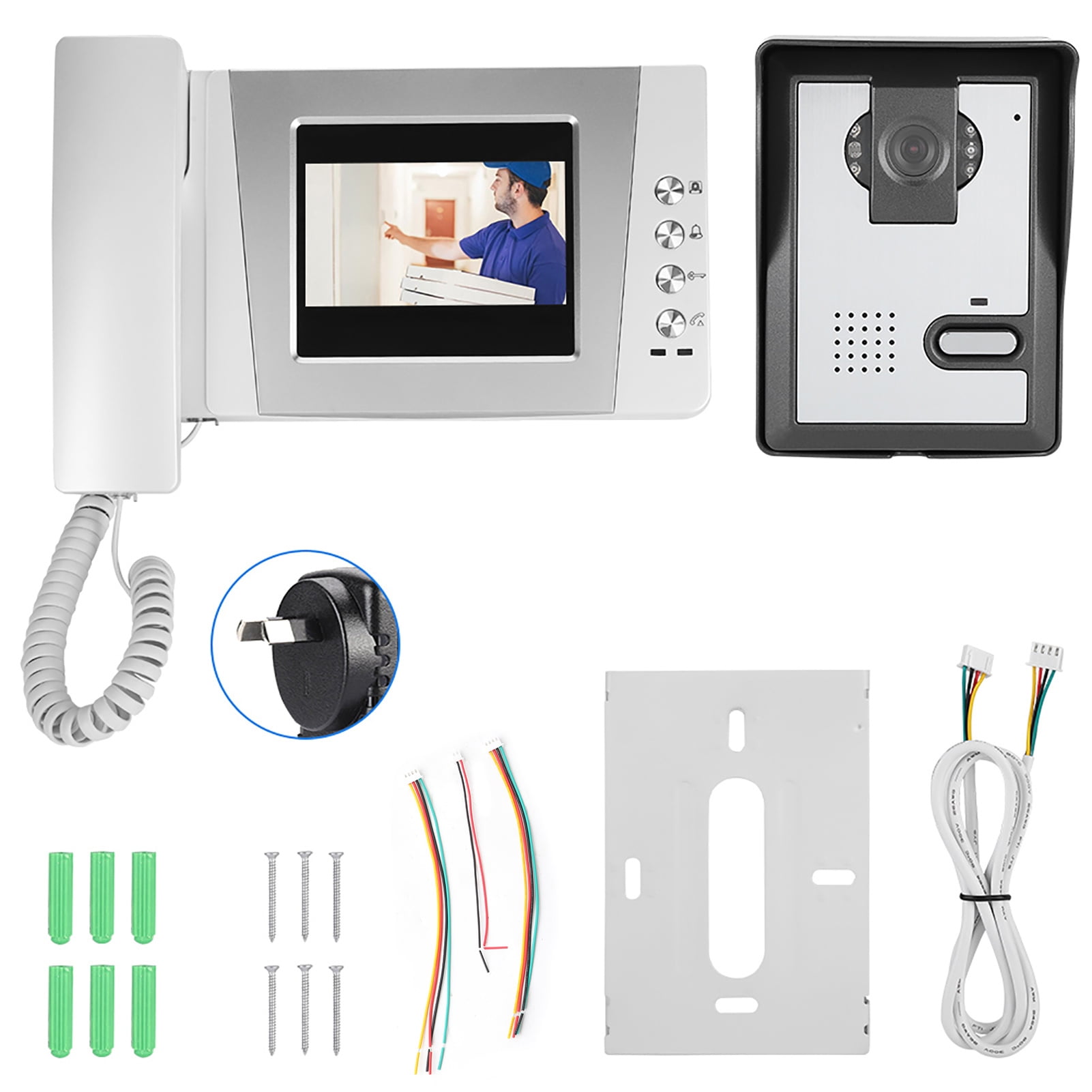 Apartment Wired Video Door Phone Intercom Entry System - Colorful ...