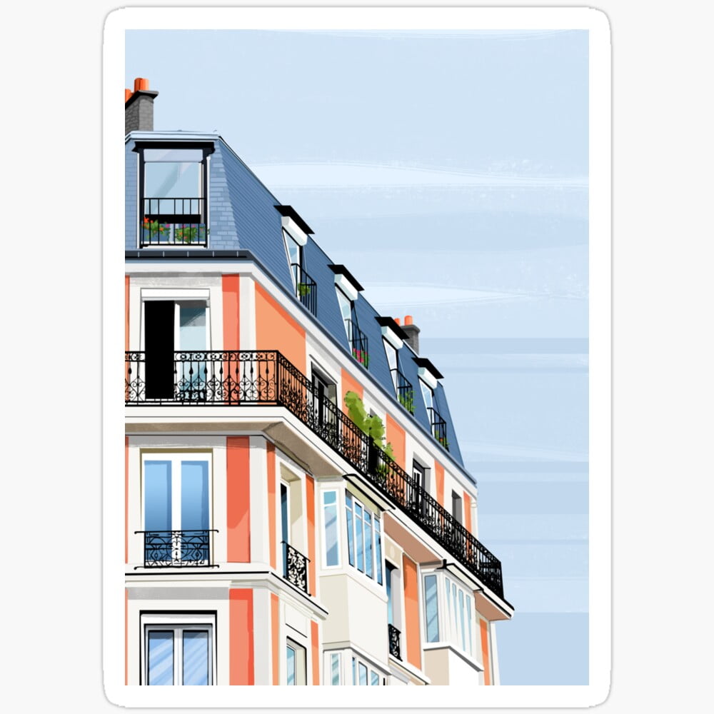 Apartments Sticker Phone Decal Water Bottle Stickers Car Decals, Laptop ...