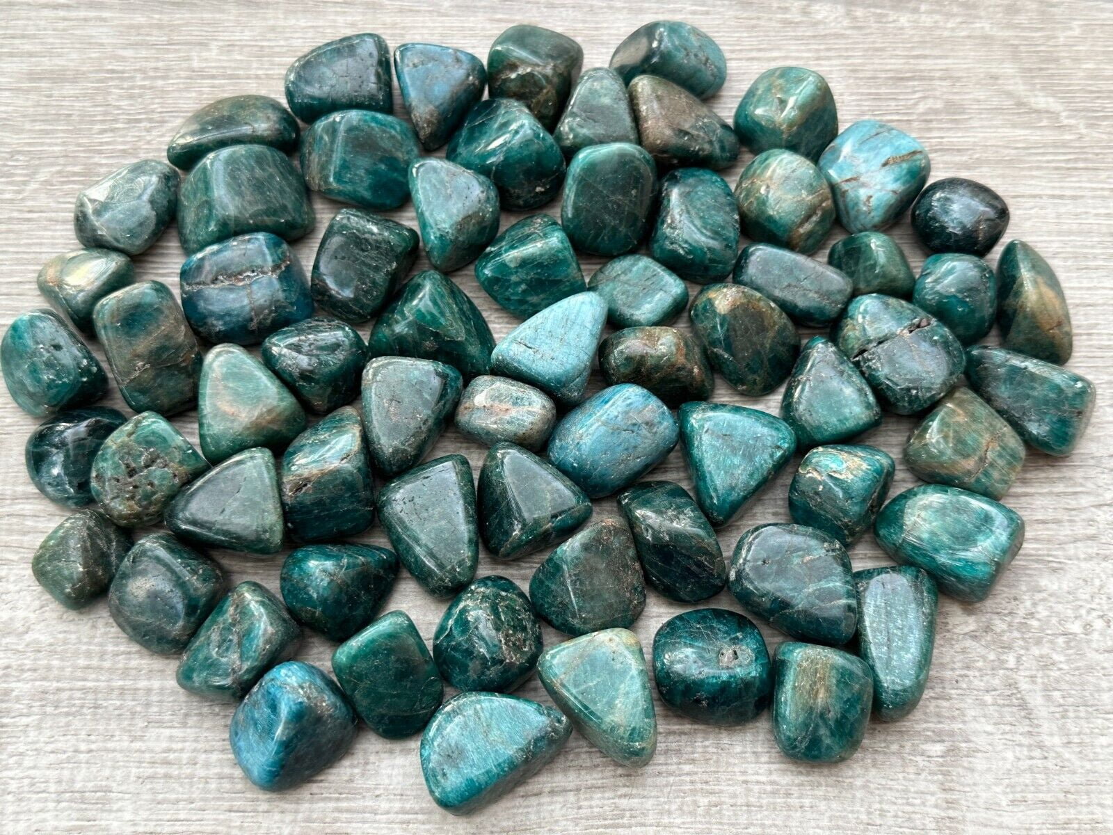 Apatite Tumbled Stones, 0.7-1.25 Inch Tumbled Apatite, Healing Crystal ...