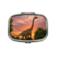 Apatosaurus Sunset Dinosaur Small Travel Handbag Pill Box Case ...