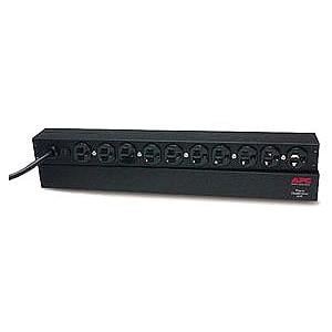 Apc Basic Rack-mount Pdu - Distribution Strip (rack-mountable) - Ac 120 V - 1.8 Kw - Input: Nema ...