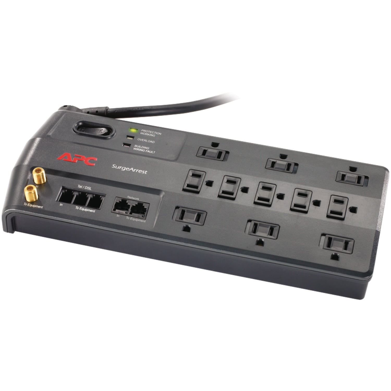Apc® P11vnt3 11-outlet Performance Surgearrest Surge Protector ...