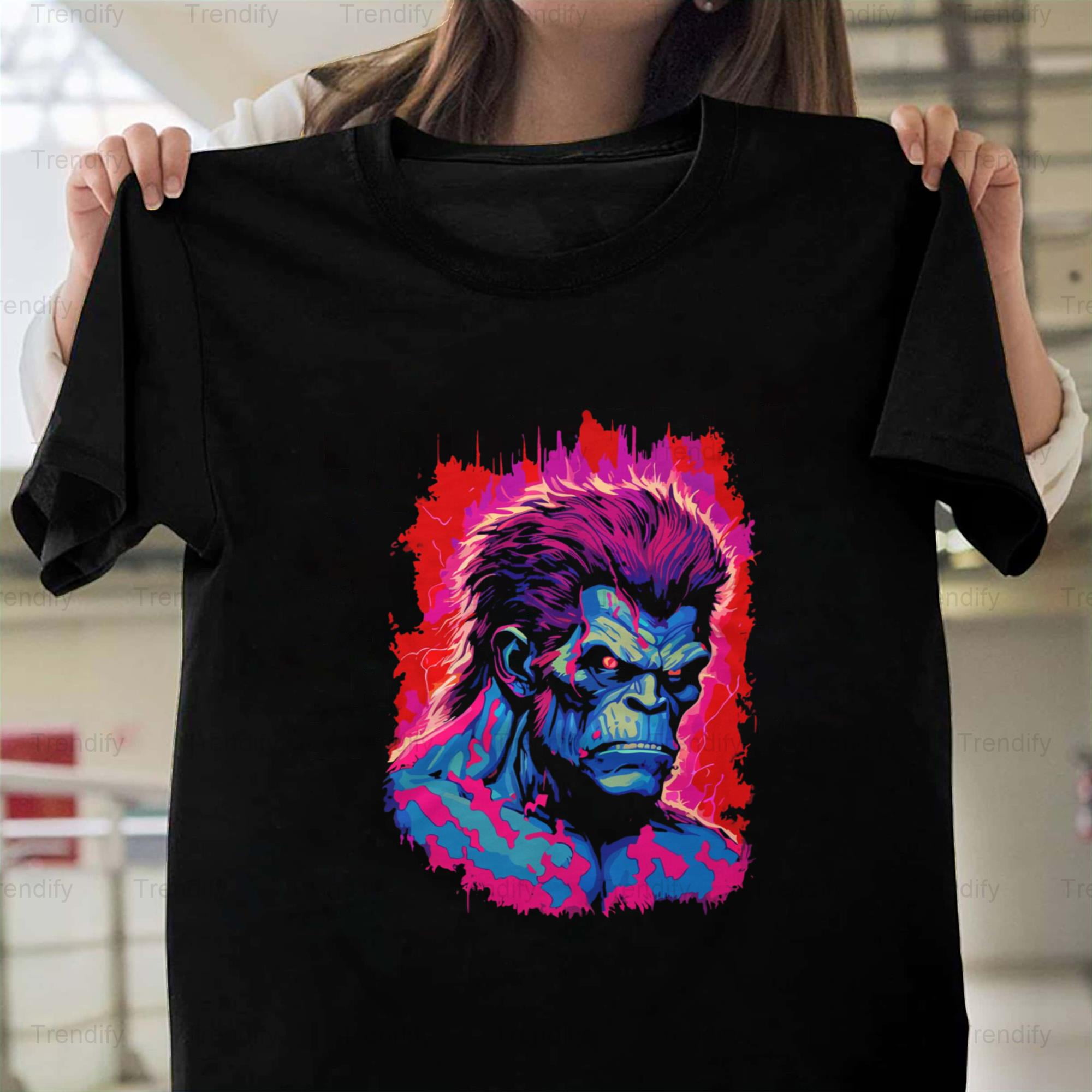 Ape Strong Ape Funny Primate Animal Humor Quote Graphic Design H12800 T ...