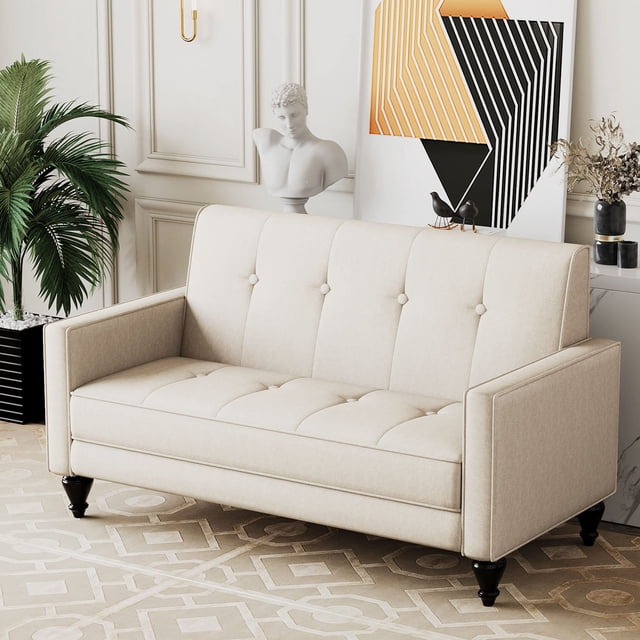 Apeaka Loveseat Sofa Couch Upholstered Small Love seat Modern Couch ...