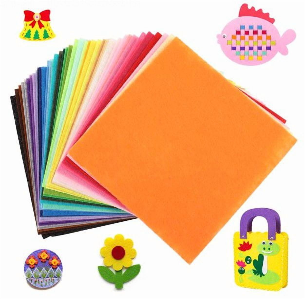 Apehuyuan 40 Pcs Colored Felt Fabric Sheets, 8*12 inches, 1mm Thick ...