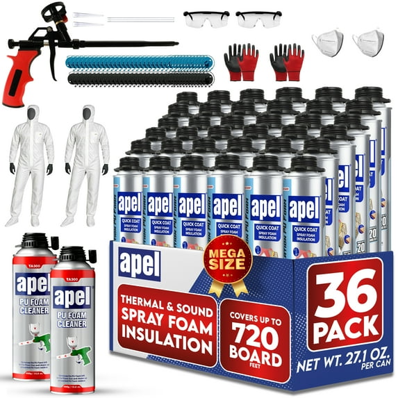 Apel Fastcoat Exceptional Thermal and Sound Insulation, Self-Expanding ...