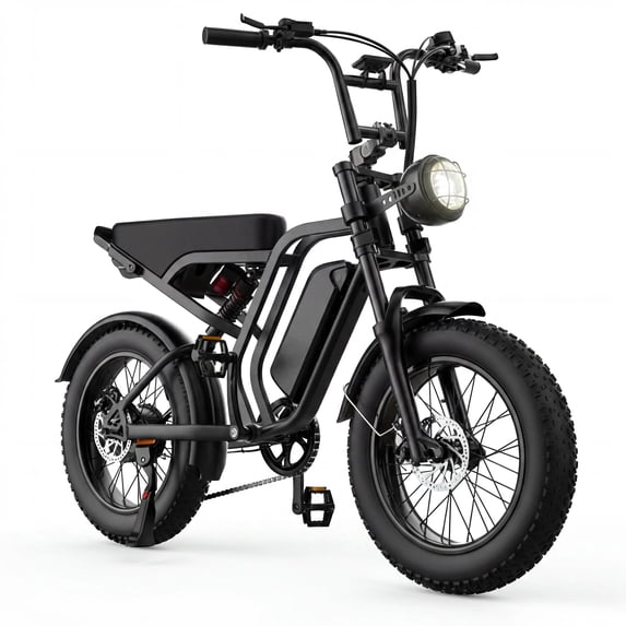 Apenet All-Terrain 1500W Peak Motor Electric Bike – 34 MPH Range 40-70 ...