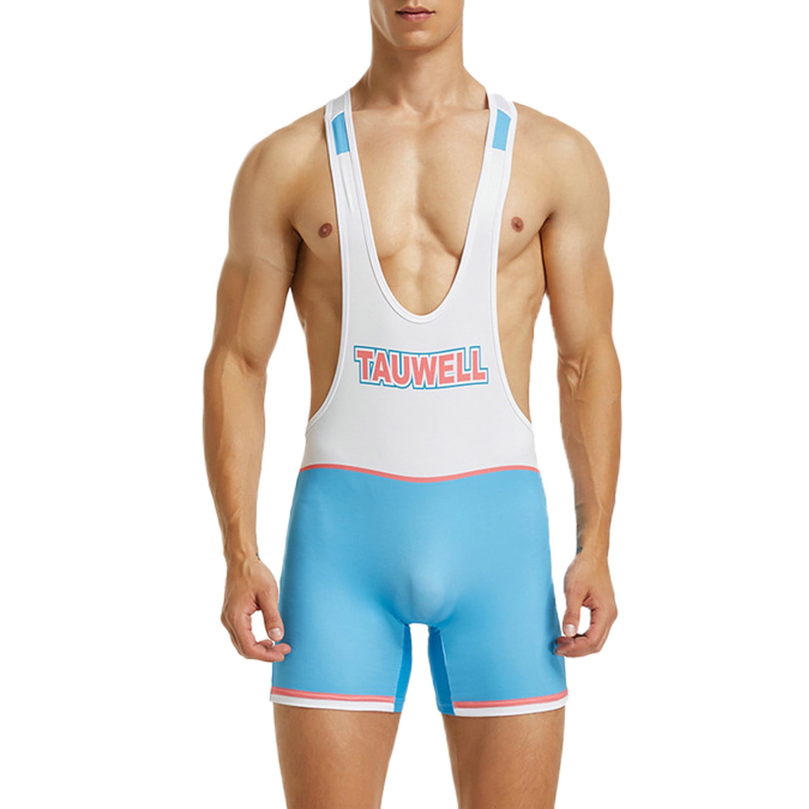 Apepal Mens Sports Vest One Piece Suit Mens One Piece Tights Running Pants