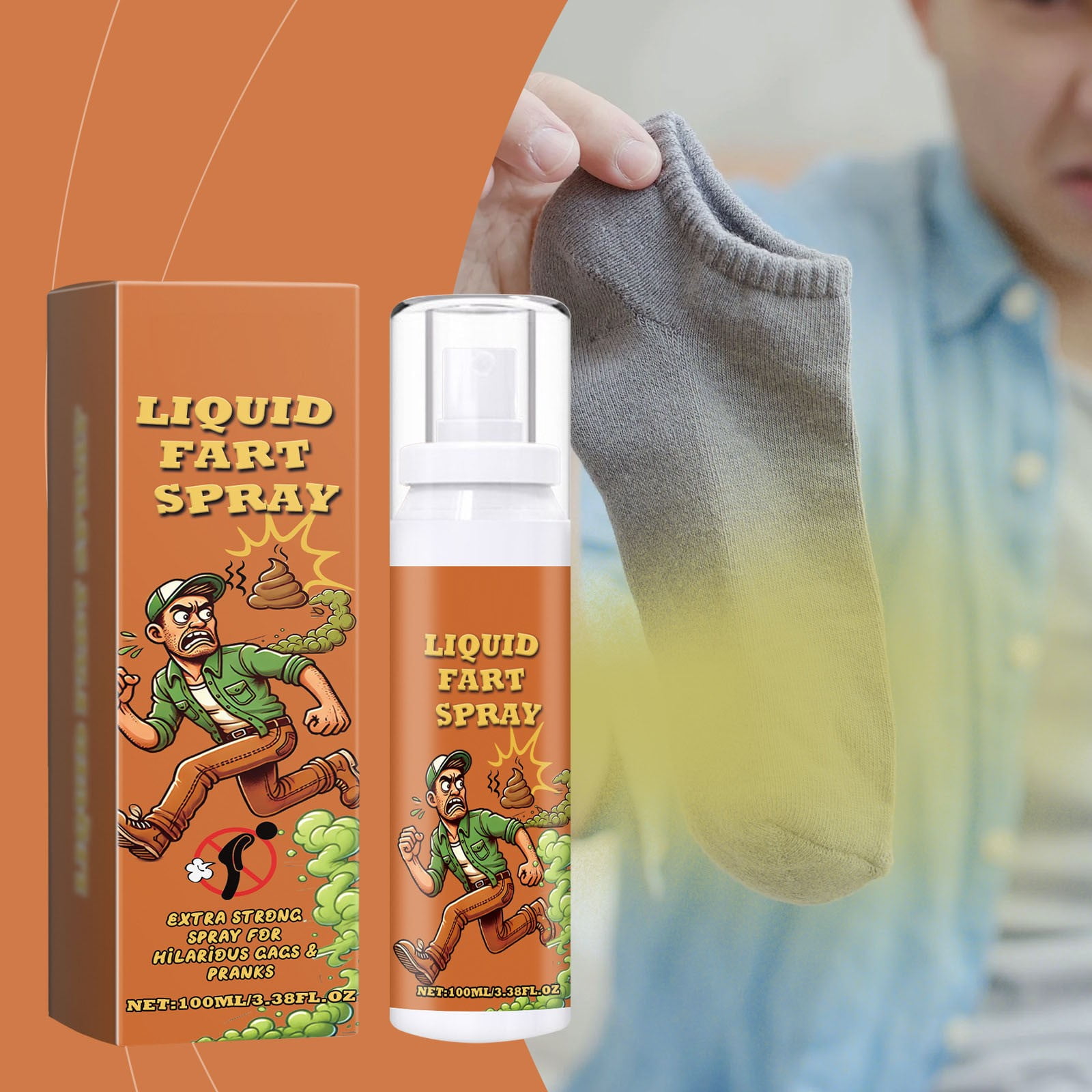 Apepal SUPER STINK (Mega Size 100ml) - Fart Spray - 'Insanely Strong ... Apepal SUPER STINK (Mega Size 100ml) - Fart Spray - 'Insanely Strong ...