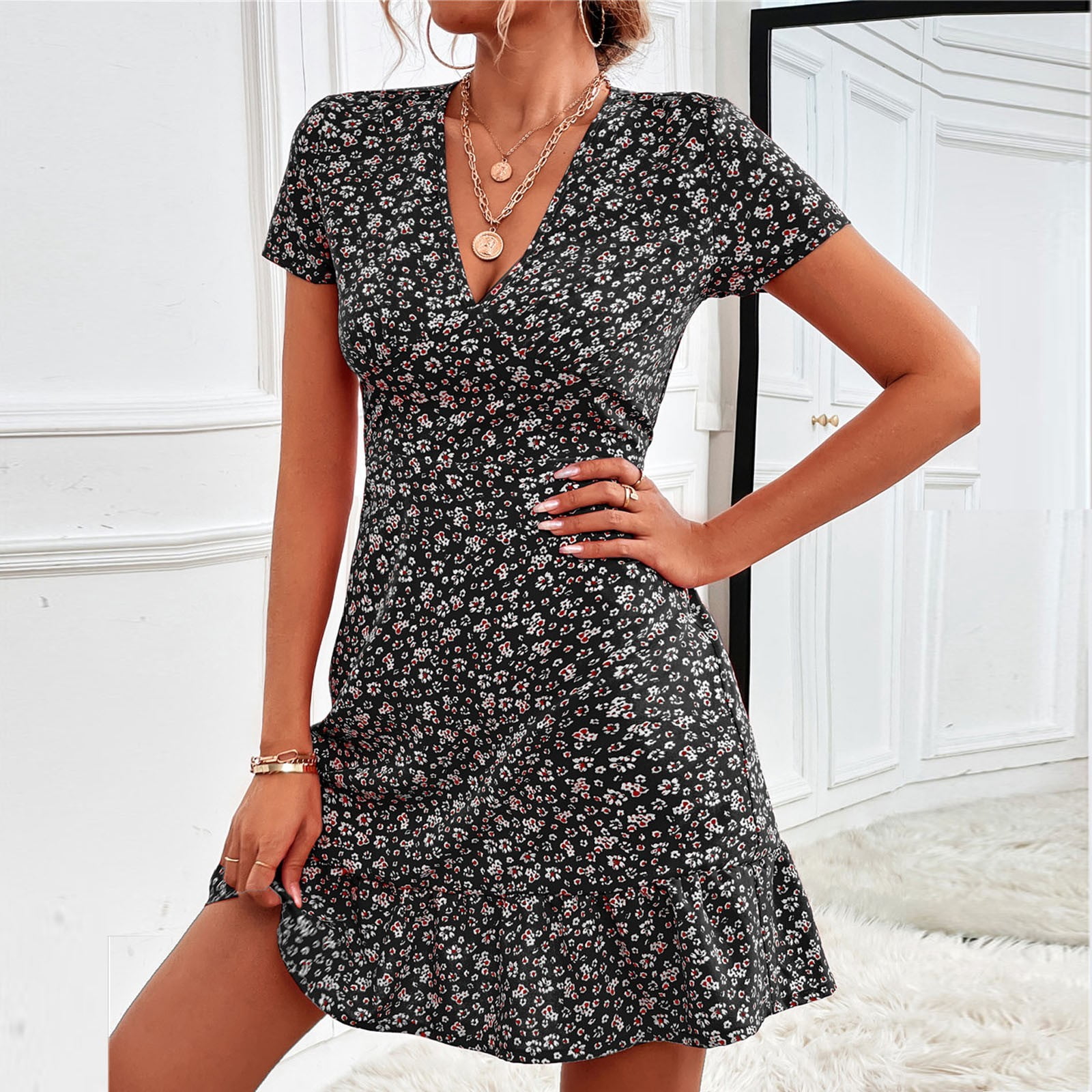 Apepal Womens Dresses Spring Summer Dresses for Women 2024 Women's ...