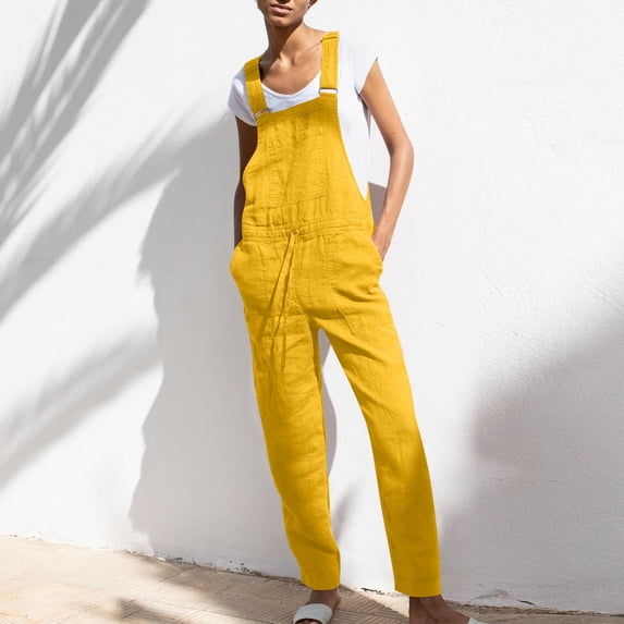 Apepal Womens Jumpsuits Rompers And Overalls for Women Womens Cotton ...