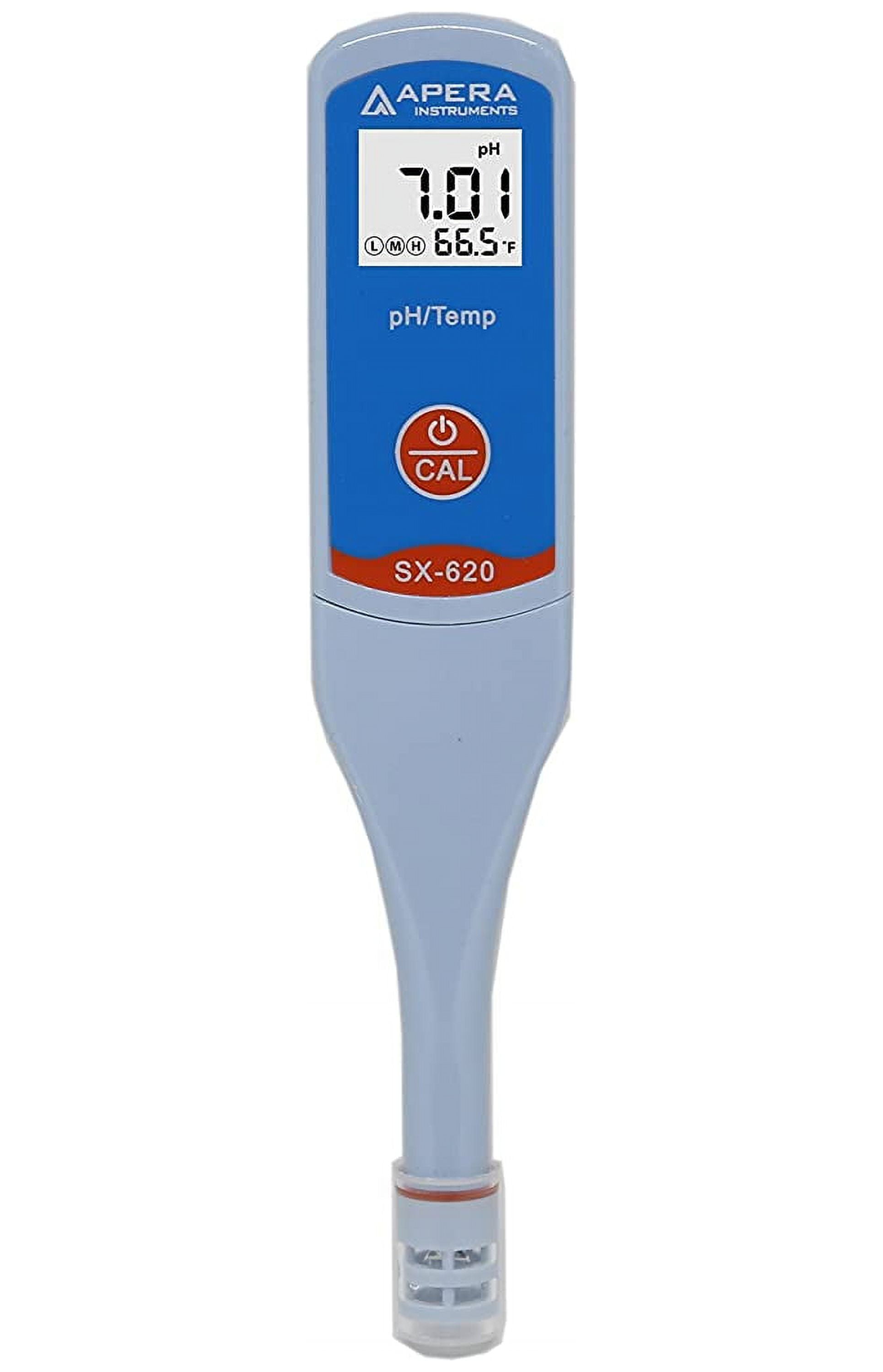 Apera Instruments SX620 pH Pen Tester Kit with 0.01 pH Accuracy, 3 ...