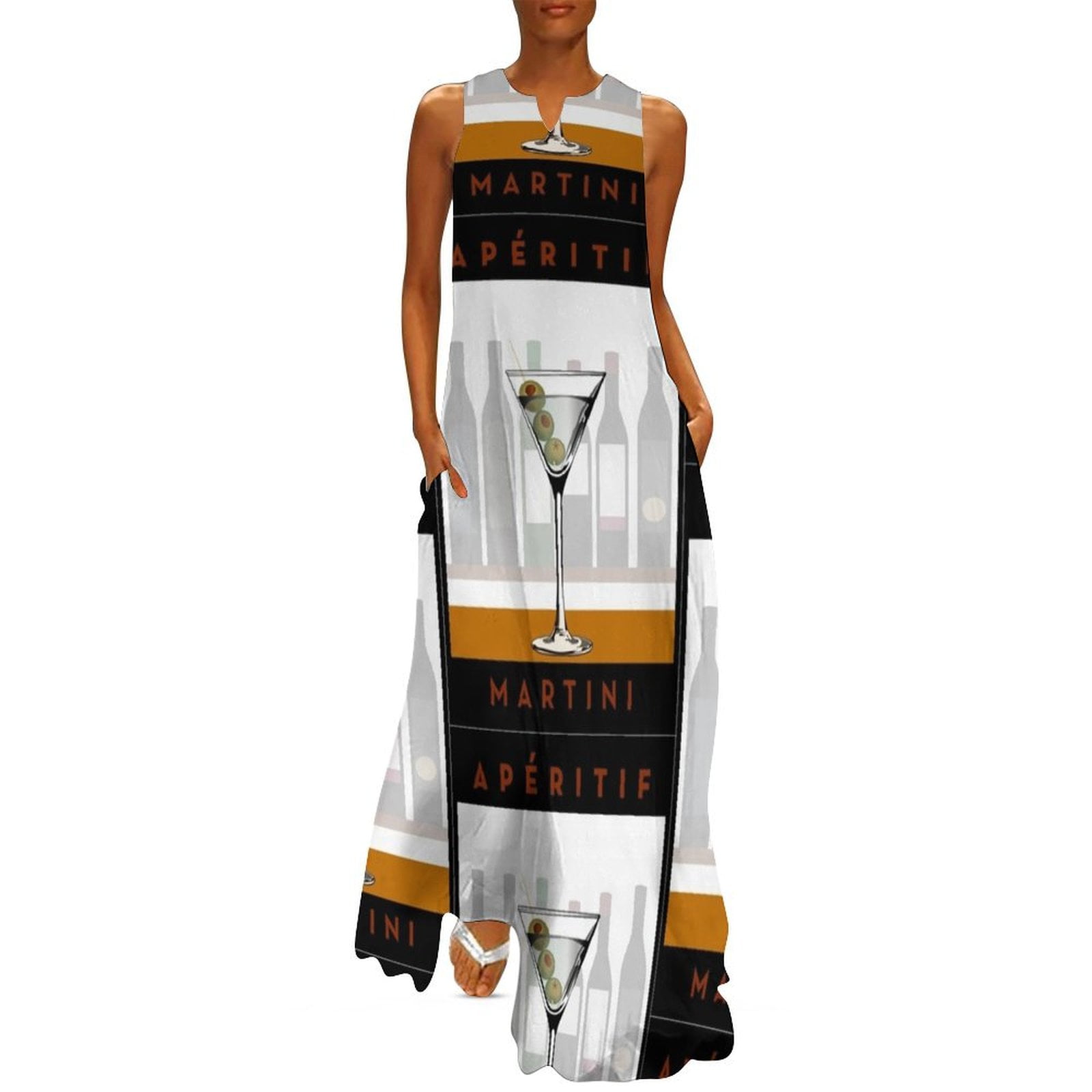 Aperitif Martini Cocktail Long Dress summer dresses womens 2024 women"s ...