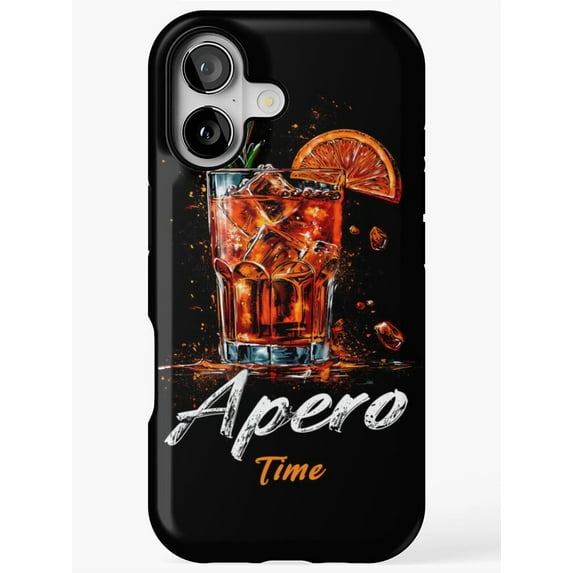 Apero Time Mojito Red Theme Phone Case for iPhone 17 16 15 14 13 12 11 ...