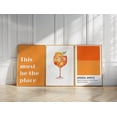 Aperol Poster Trendy Bar CArt Bar Cart Decor Home bar Kitchen Decor ...