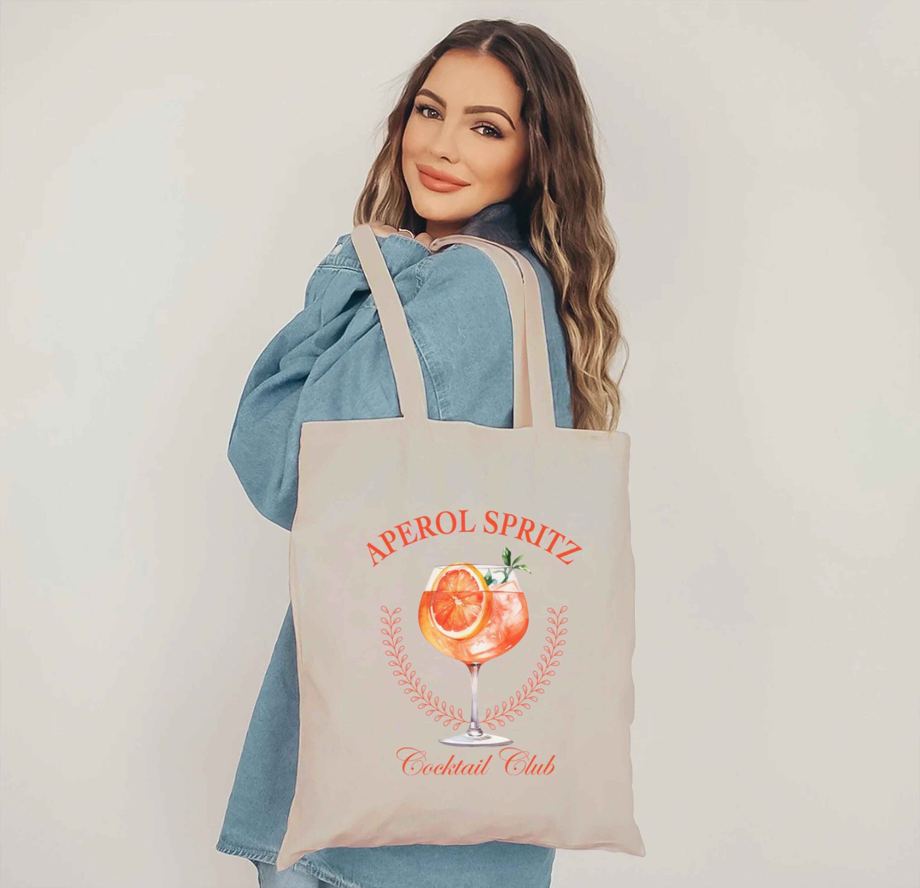 Aperol Spritz Club Tote, Italian Summer Drink Canvas, Aperitivo Fans ...