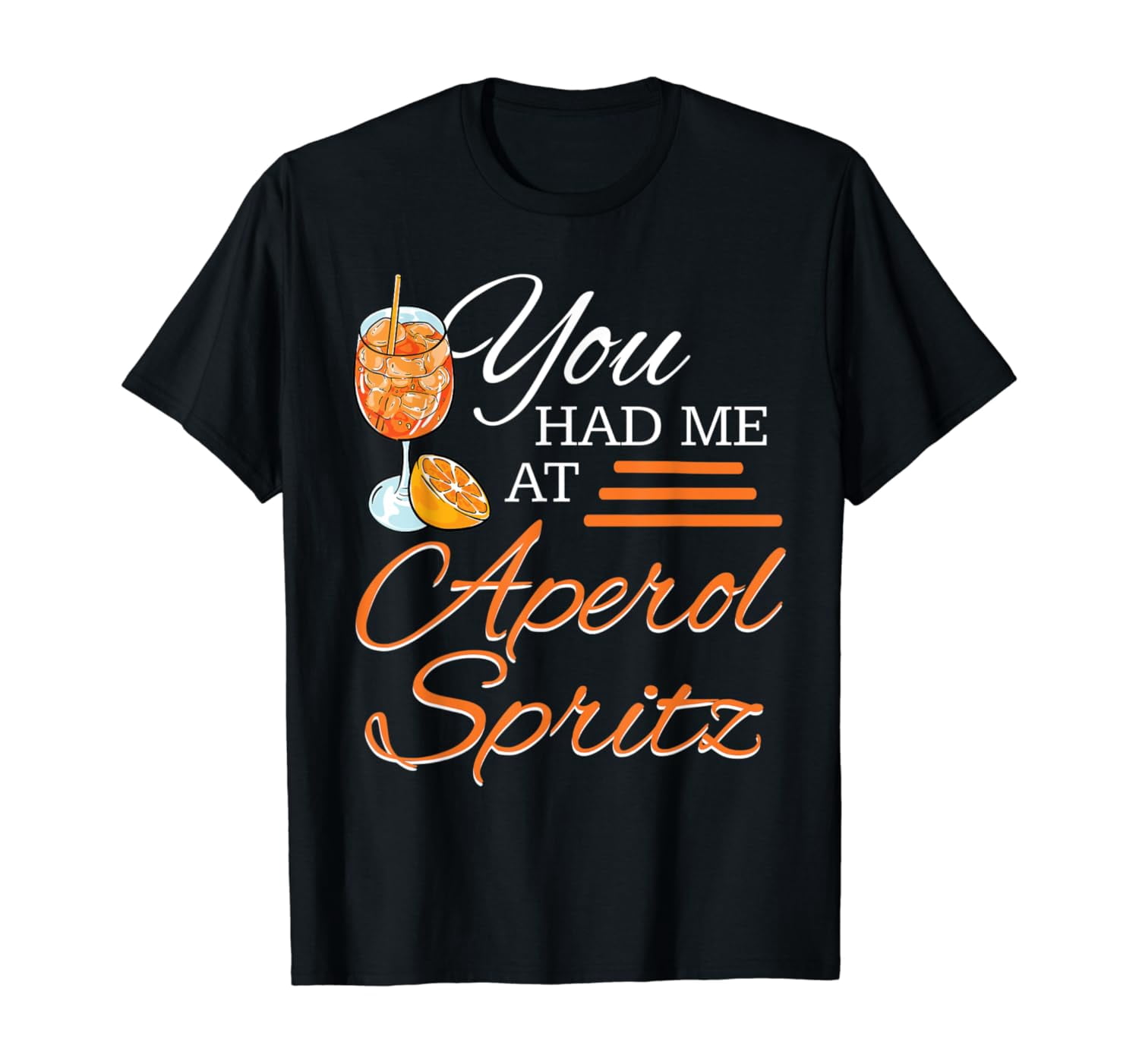 Aperol Spritz Cocktail Party Alcohol Drink Summer Beverage T-Shirt ...