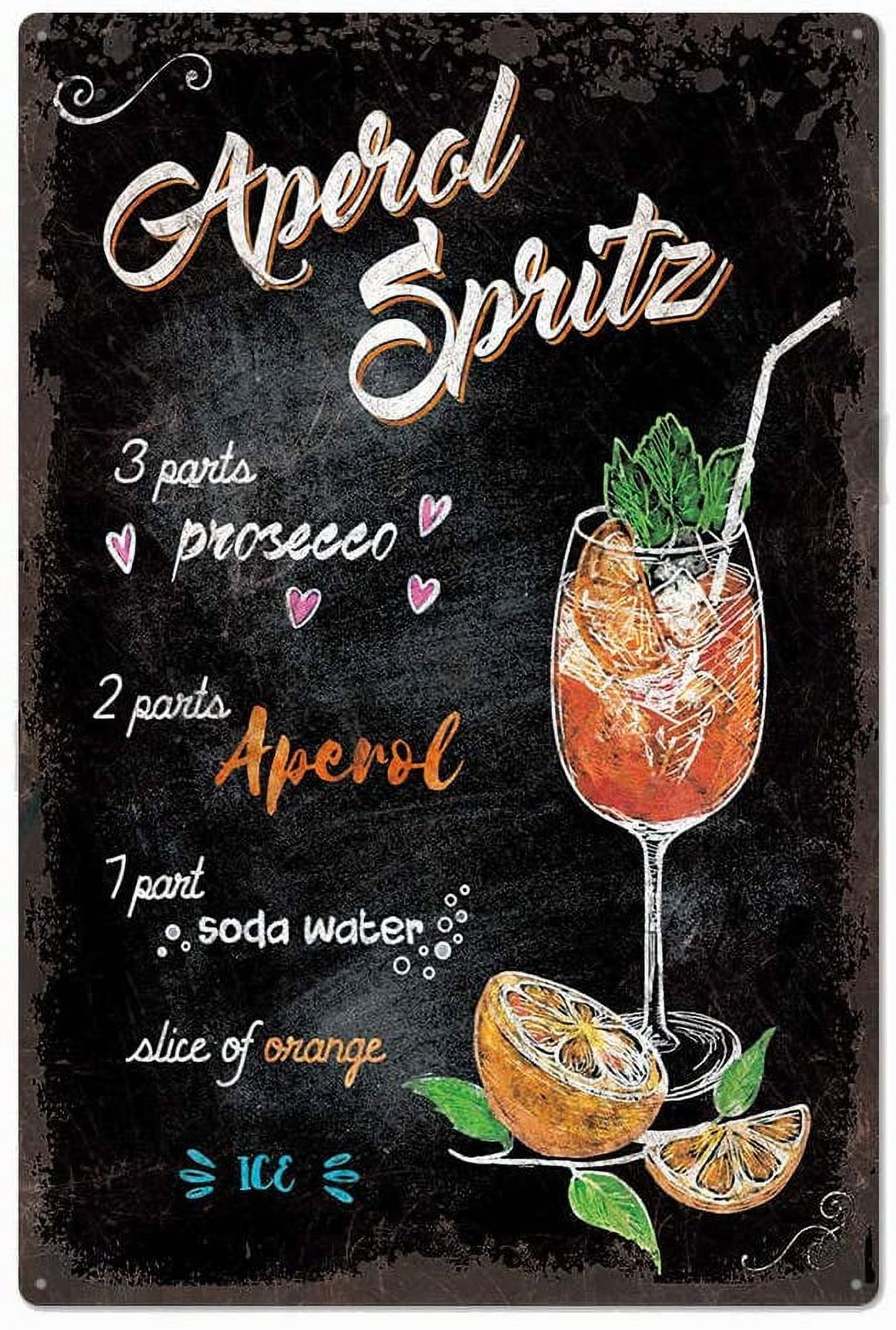 Aperol Spritz Cocktail Recipe Diamond Art Kits For Adults,Cocktail 5D ...