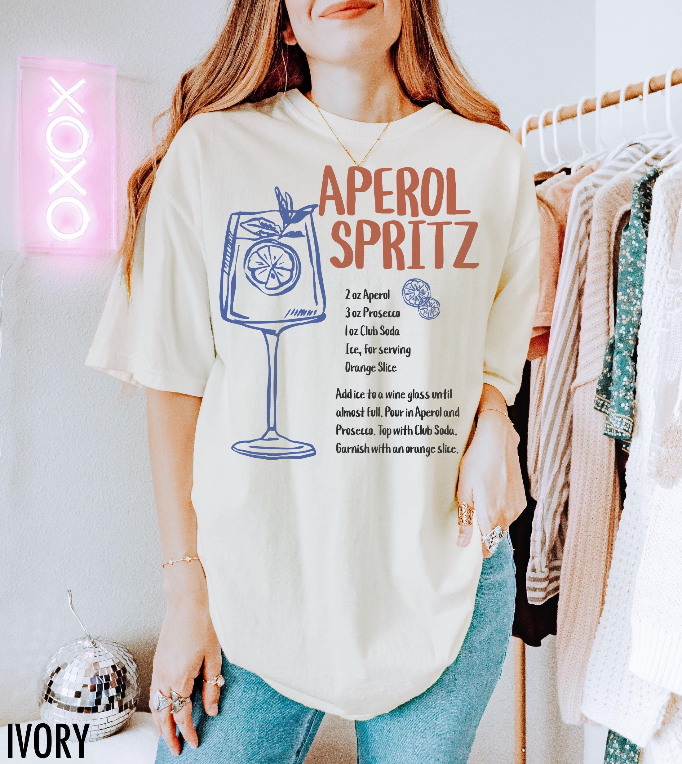 Aperol Spritz, Cocktail Shirt, Aperitivo Tee, Amalfi Coast Tshirt ...