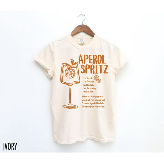 Aperol Spritz, Cocktail TShirt, Aperitivo Tee, Amalfi Coast, Travel T ...