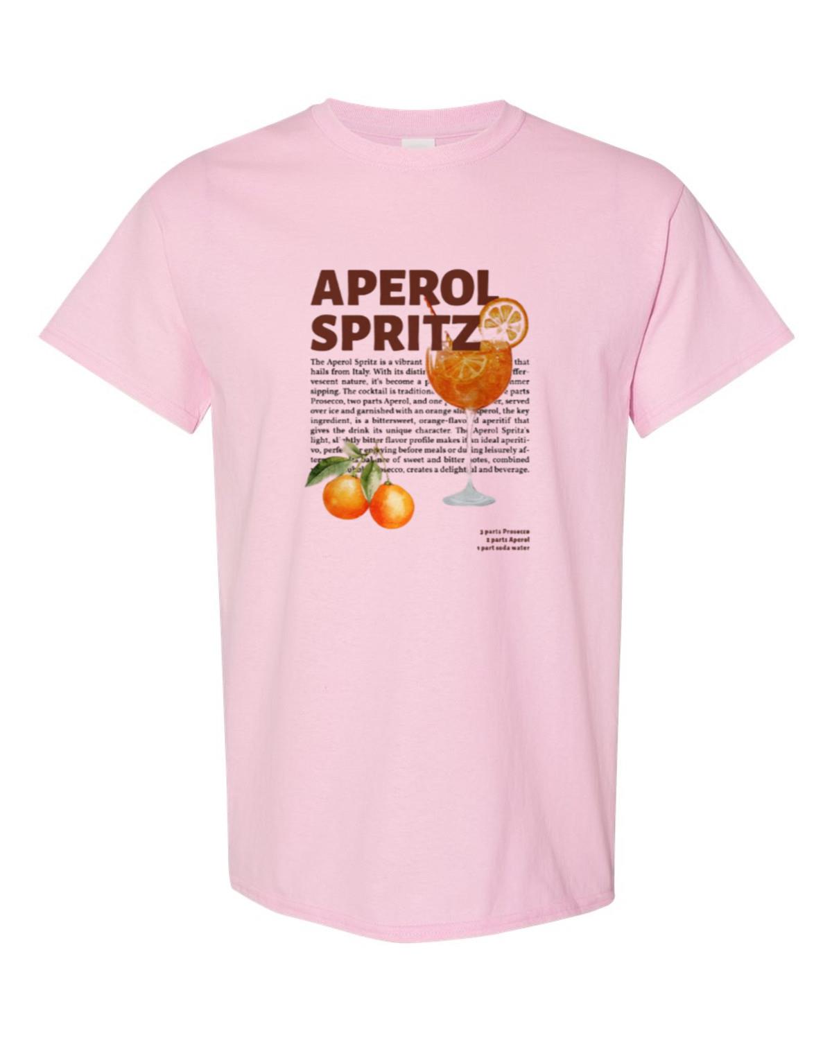 Aperol Spritz Design With Retro Cocktail Party Vibes T-Shirt, for men ...