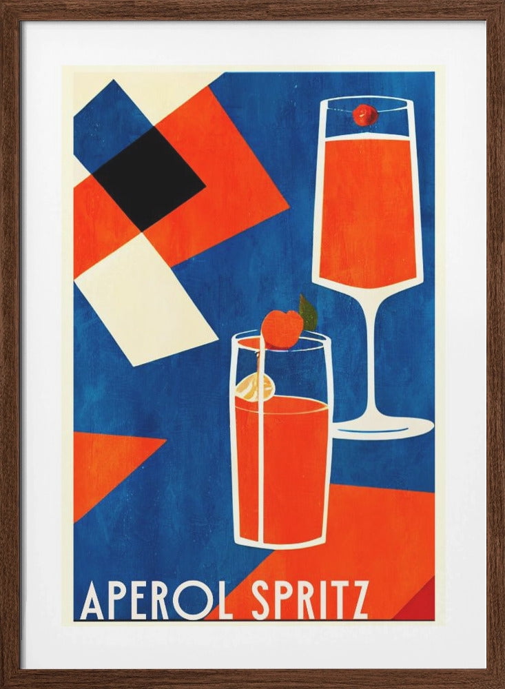 Aperol Spritz Framed Art Modern Wall Decor - Walmart.com