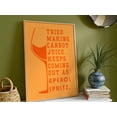 Aperol Spritz Mounted Poster - Italian Cocktail Art Print - Perfect For ...