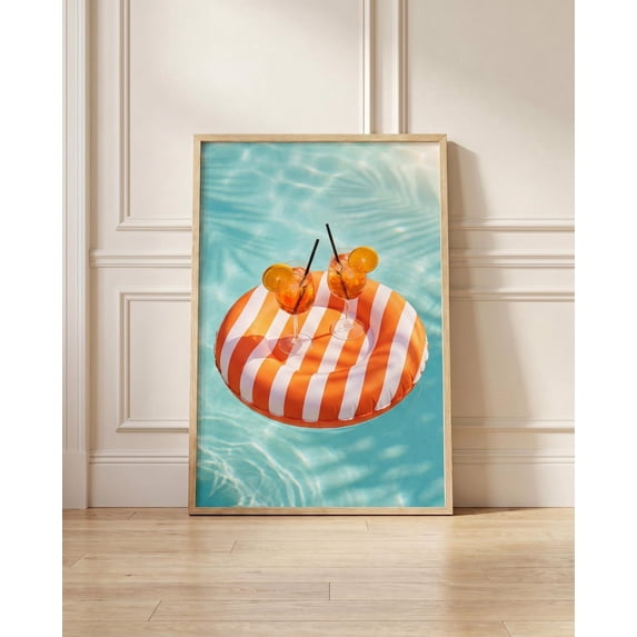 Aperol Spritz Pool Day Poster, Unframed Paper Poster 16x20in - Walmart.com