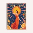 Aperol Spritz Print: Retro Italian Cocktail Poster, Kitchen Bar Art ...