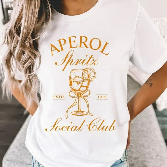 Aperol Spritz ktail S1ocial Club T-S1Hirt - Walmart.com