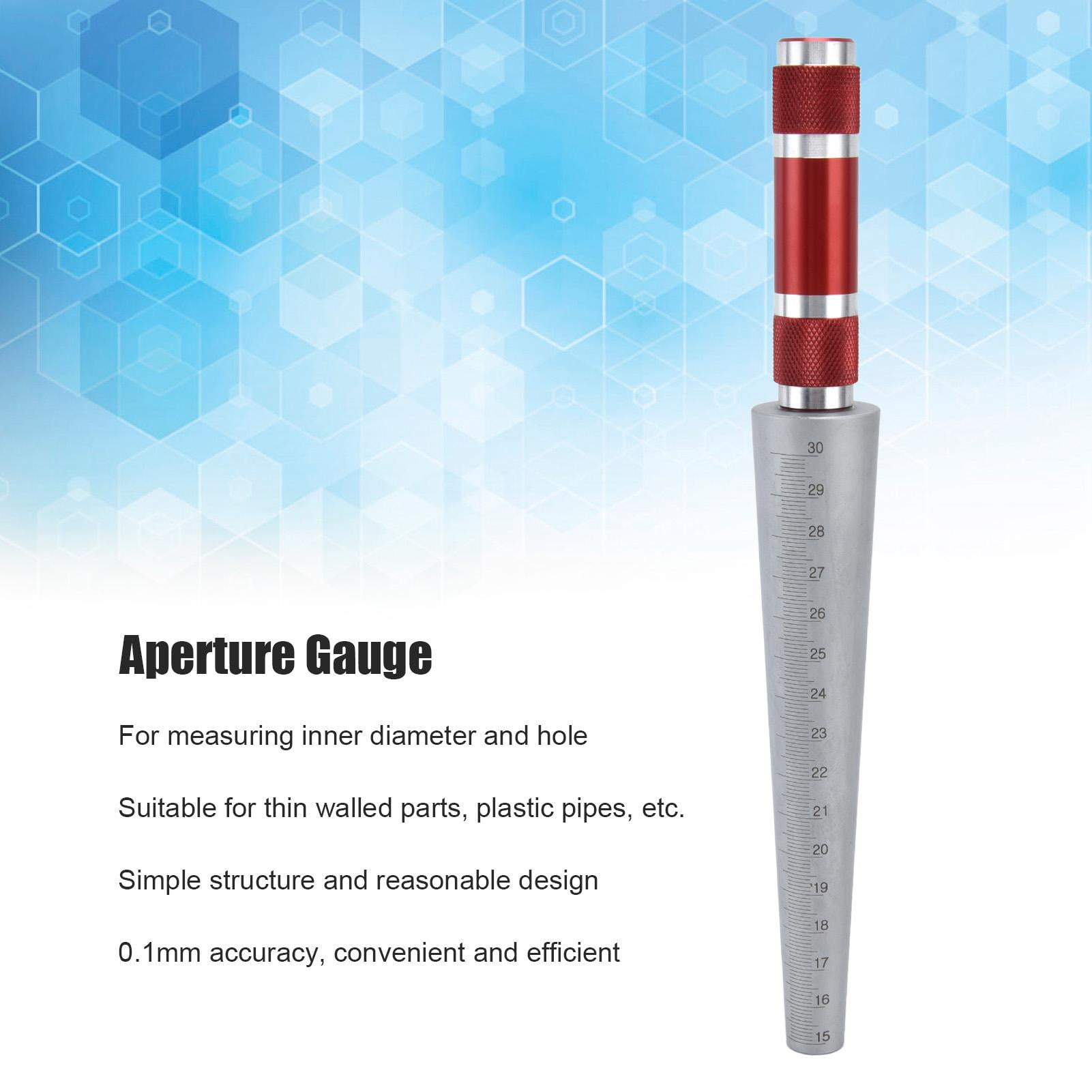 Aperture Gauge Conical Feeler Ruler Stainless Steel Inner Diameter ...
