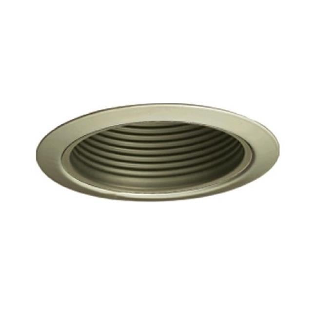 Aperture Line Voltage Trim Recessed Light, Metal Step Baffle, All Satin ...