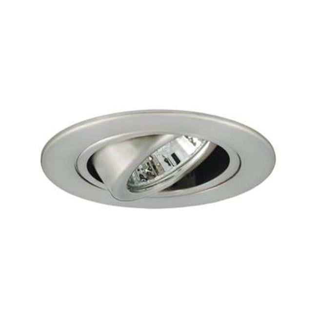 Aperture Low Voltage Trim Recessed Light, Adjustable Gimbal Ring, Satin ...