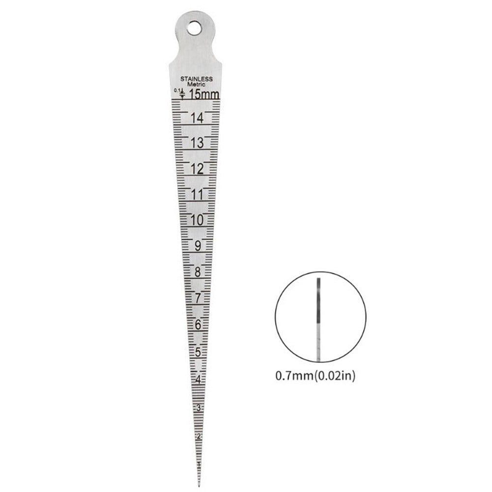 Aperture Scale Feeler Gauge Etched Increments Light Weight Miniature ...