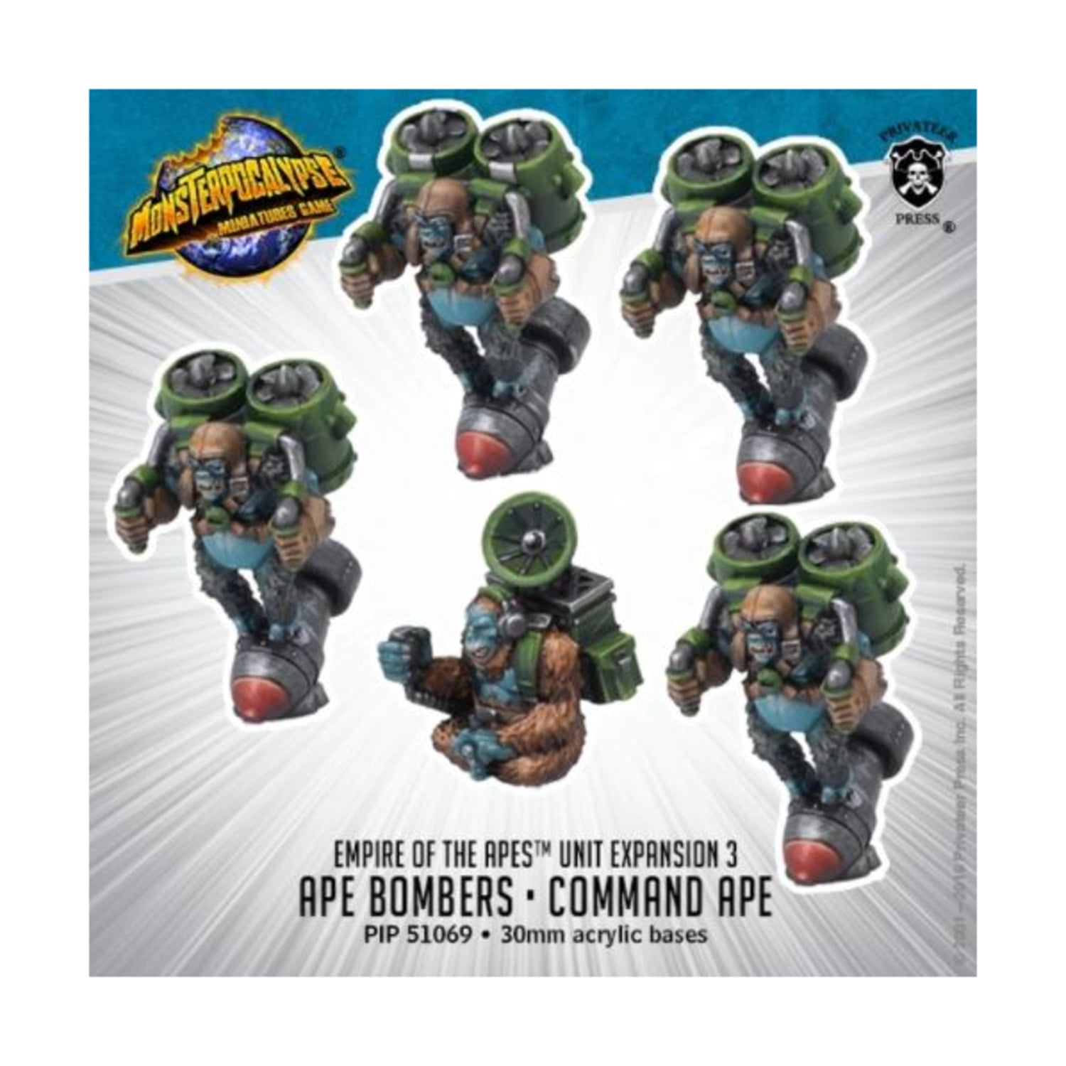 Privateer Press Apes Bombers New - Walmart.com