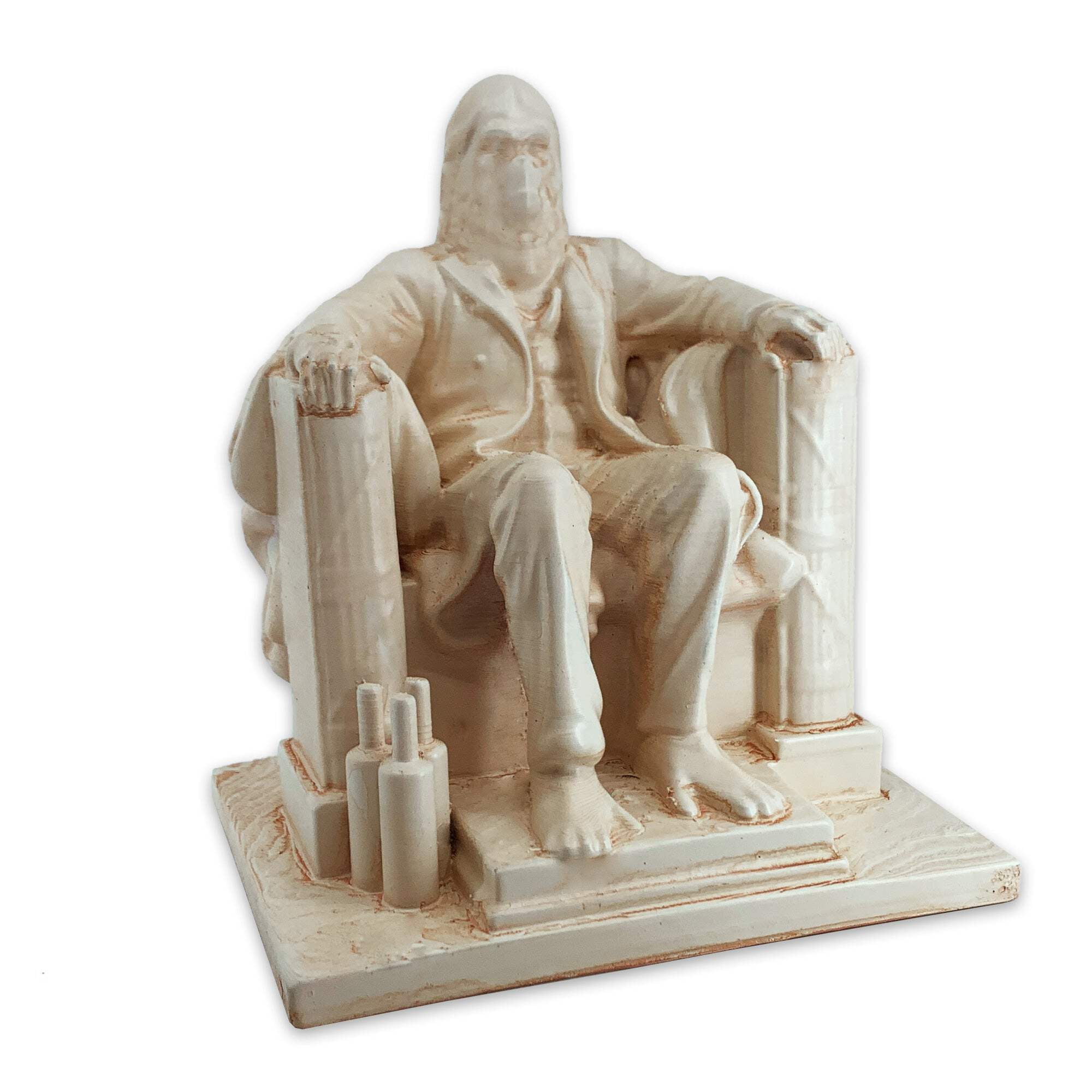 Apes | Lincoln Zaius Memorial | Antiqued Desert Sand - Walmart.com