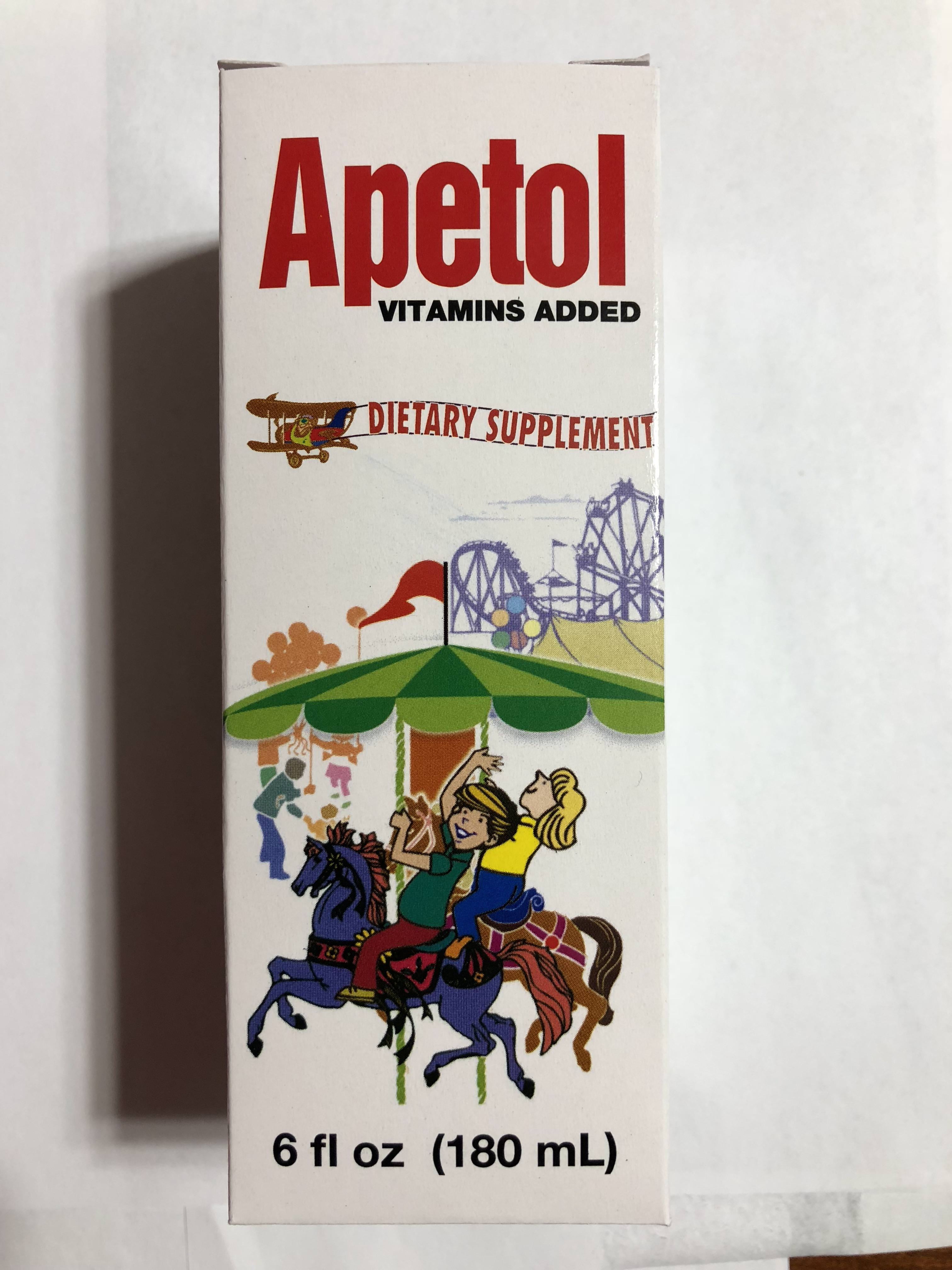 Apetol Syrup / Jarabe Apetol Vitaminado 6oz (180 ML) - Walmart.com