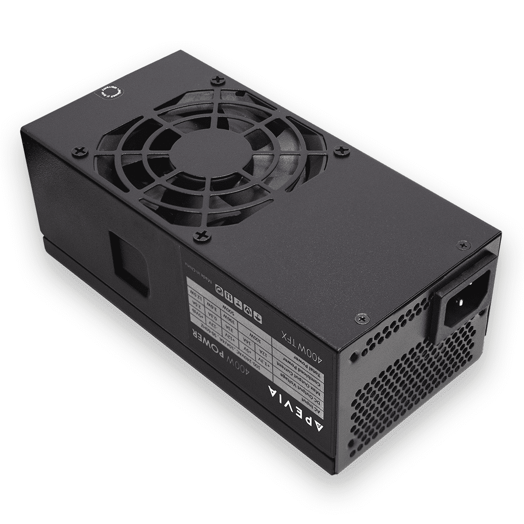Apevia TFX-PFC400W TFX 400W Fixed Cables, Full Range Active PFC ...
