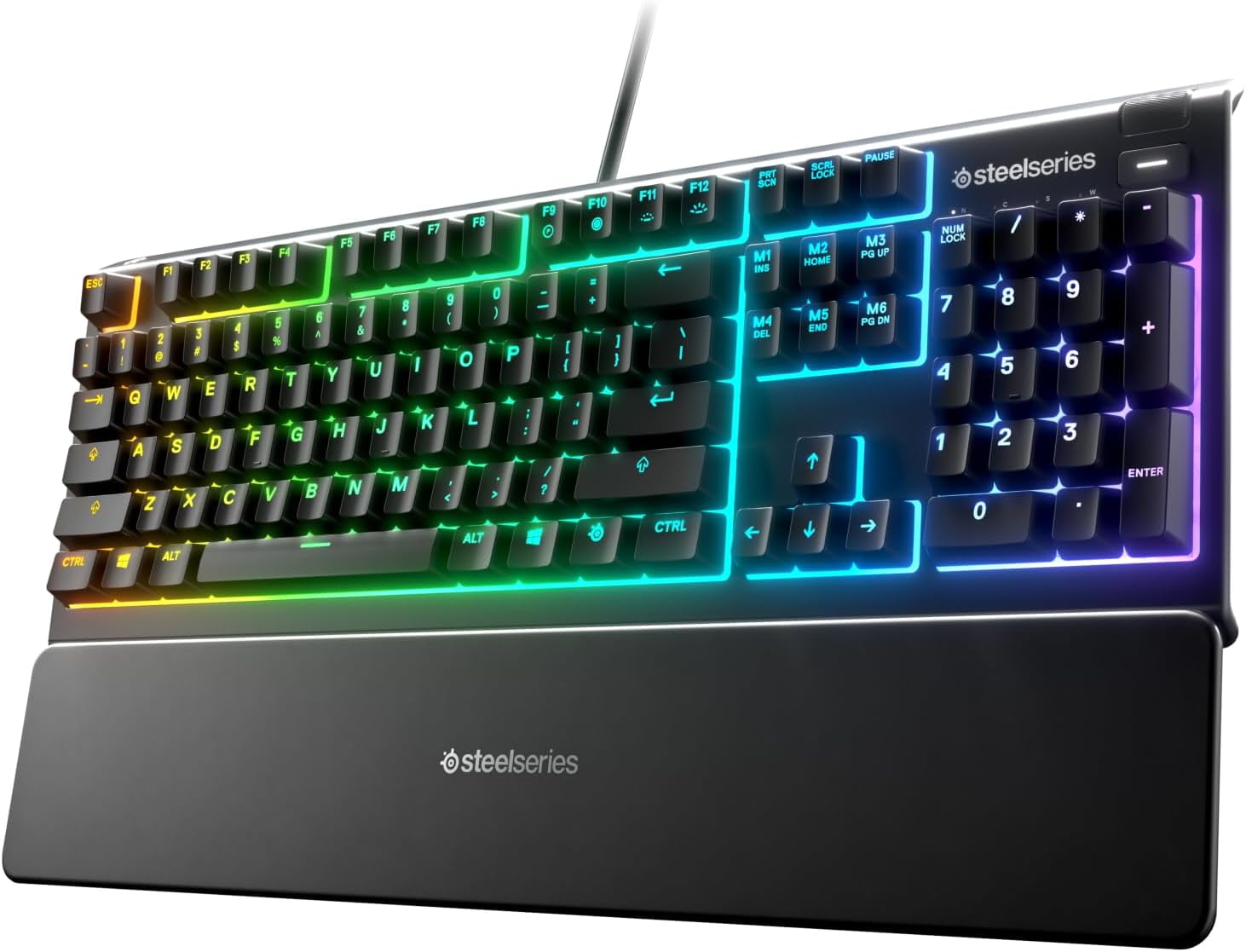 Apex 3 RGB Gaming Keyboard – 10-Zone Illumination IP32 Water Resistant ...