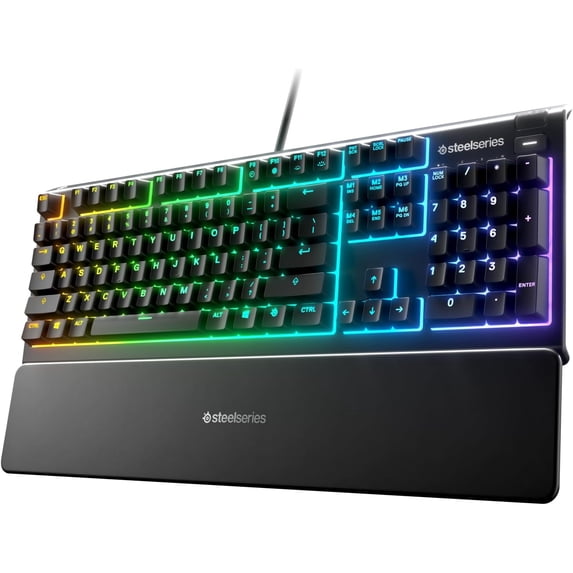 Apex 3 RGB Gaming Keyboard – 10-Zone Illumination IP32 Water Resistant ...